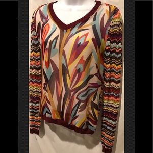 Missoni | Tops | Missoni Target Nwot Chevron Blouse Sweater Sheer | Poshmark